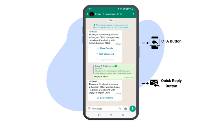 Sangam CRM WhatsApp Integration Sangam CRM WhatsApp Integration