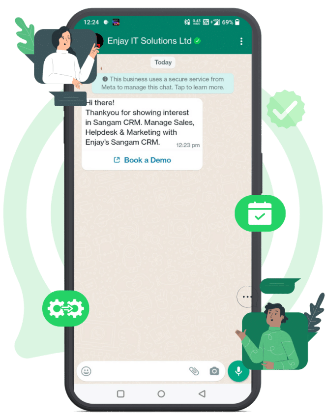 Sangam CRM WhatsApp Integration Sangam CRM WhatsApp Integration